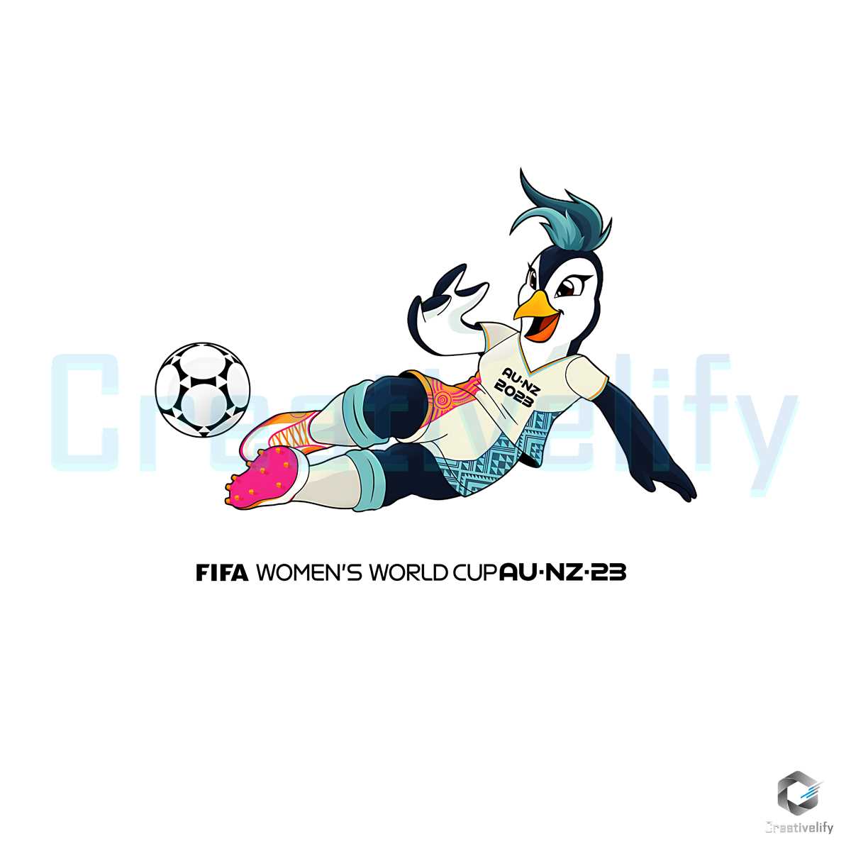 Tazuni Mascot 2023 SVG FIFA Womens World Cup File - CreativeLify